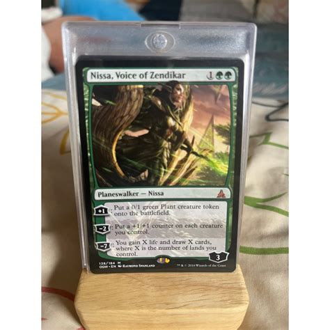 การ์ด Mtg Nissa Voice Of Zendikar Green Magic The Gathering Edh รุ่น