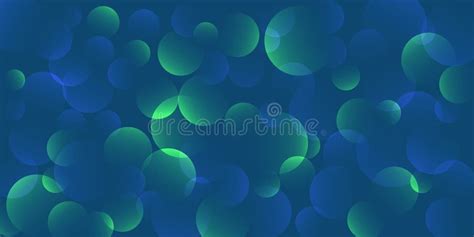 A Dark Blue Abstract Background With Colorful Overlapping Translucent Circles And Gentle
