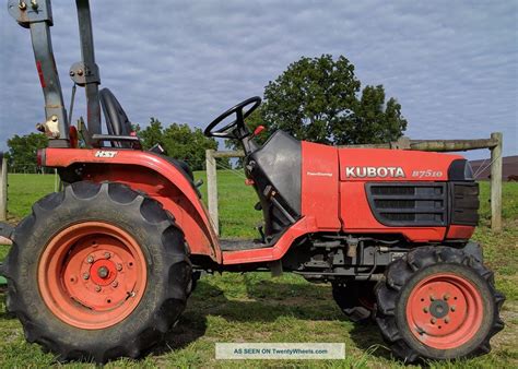 2007 Kubota Compact Tractor B7510 Hsd 21hp Dsl Pwr Steer Hydrostatic