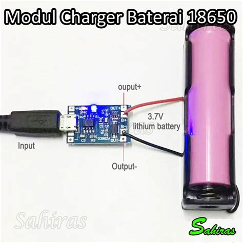 Jual Modul Charger Ces Baterai 18650 Dengan Proteksi Tipe Micro USB Shopee Indonesia