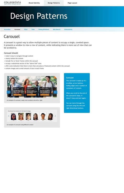 Design Pattern Carousel Pdf