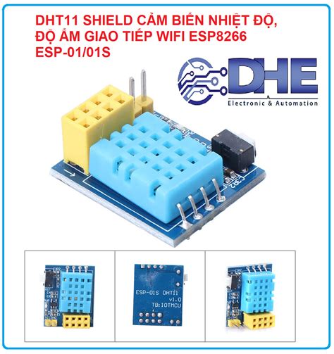 Dht11 CẢm BiẾn NhiỆt ĐỘ ĐỘ Ẩm Giao TiẾp Wifi Esp8266 Esp 0101s8285