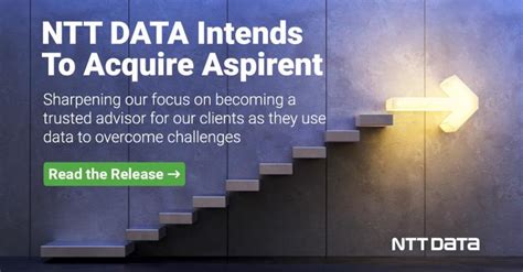 Ntt Data Intends To Acquire Data Analytics Firm Aspirent Sylvia Steinheiser