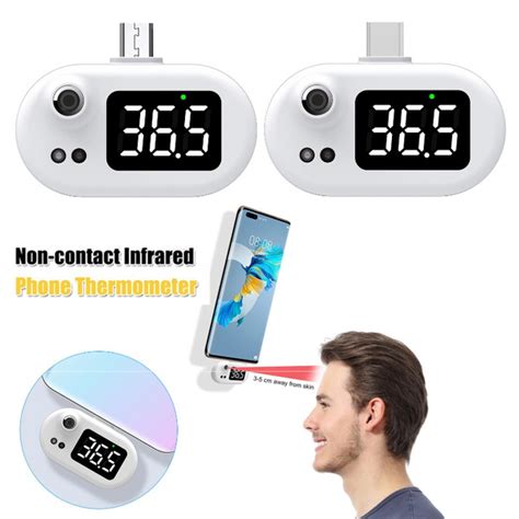 mini usb thermometer mobile phone digital thermometer with led display