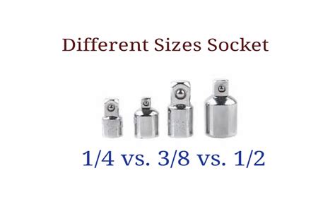 14 Vs 38 Vs 12 Socket Set Tool Gear Lab