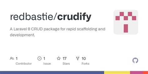 Github Redbastiecrudify A Laravel 8 Crud Package For Rapid