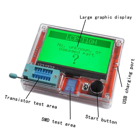 Lcr T10h Digital Transistor Tester Multimeter Diode Triode Capacitance