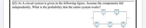 answered q2 a a circuit system is given in the… bartleby