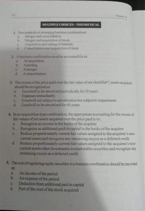 Solved Multiple Choices Theoretical 1 Two Methods Of Aming