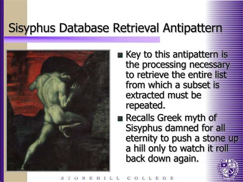 Ppt The Sisyphus Database Retrieval Software Performance Antipattern Powerpoint Presentation