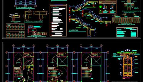 3 Story House A Complete Project Autocad File Free Download Free Cad Blocks Download Dwg