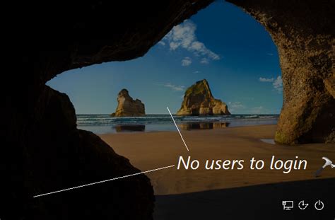 Fix Windows 10 Shows No Users On Login Screen