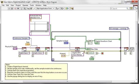 save historical data to a digital waveform graph ni community