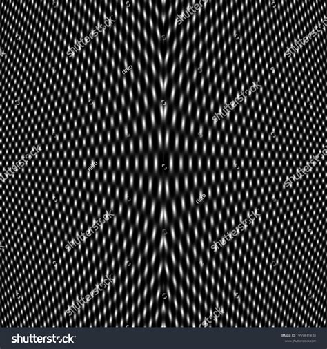 Optical Illusion Light On Black Background Stock Illustration