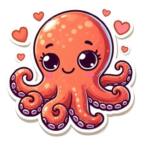 Cute Cartoon Octopus Cute Cartoon Octopus Drawing High Res Vector