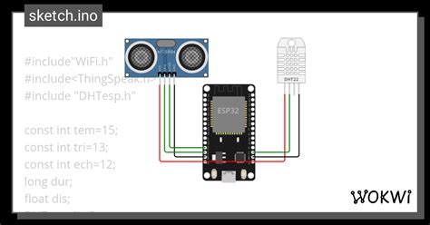 temperature and humidity wokwi esp32 stm32 arduino simulator
