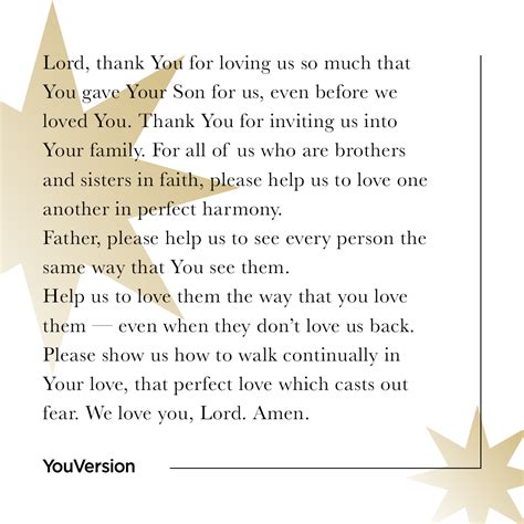 An Advent Prayer On Love Youversion