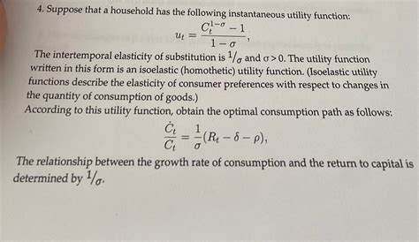 Suppose That A Household Has The Following