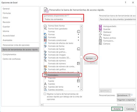 Cómo crear formularios en Excel sin macros Excelyfinanzas com