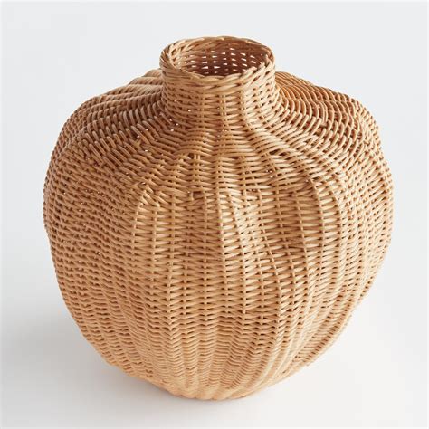 Napa Natural Evren Vase Tall Vases Decor Woven Vase Tall Vases