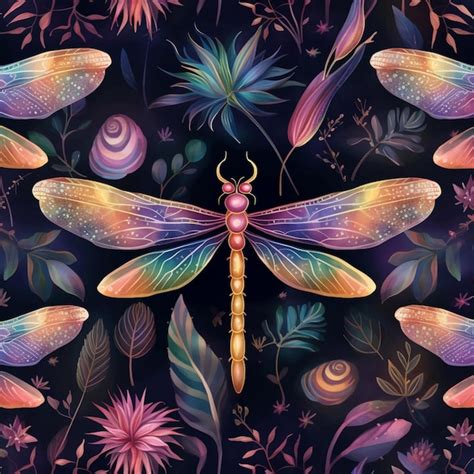 Colorful Dragonfly Backgrounds