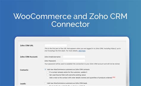 Woocommerce And Zoho Crm Connector Wp Zone