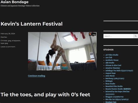 Asian Bondage And 36 Bdsm Porn Download Sites Sites Like
