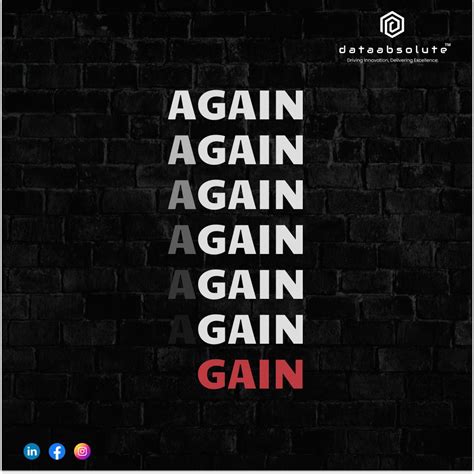 Dataabsolute Technologies On Linkedin Dataabsolutetechnologies Gain Motivation