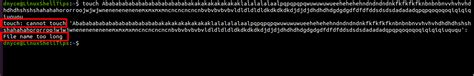 how to find and limit file name length in linux