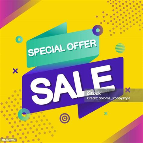 슈퍼 세일 및 특별 행사 50 꺼져 있습니다 벡터 그림입니다 현대 재료 디자인 스타일의 최신 유행 네온 기하학적 인물 벽지 컬러 배너 가격에 대한 스톡 벡터 아트 및 기타