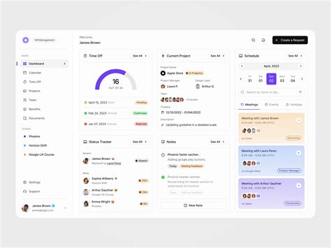 hr management alignui design system in 2024 app design layout hr