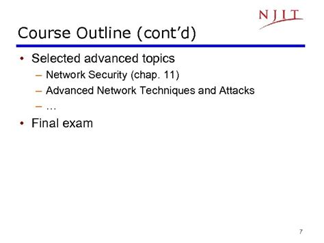 ece 683 computer network design analysis syllabus