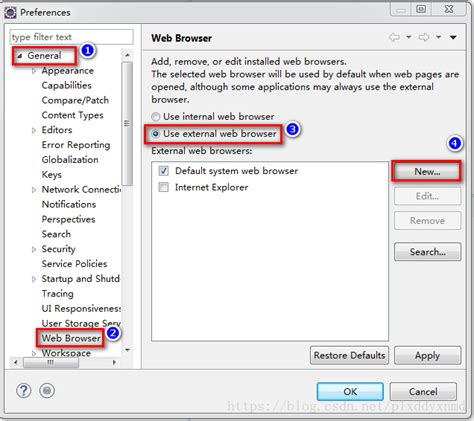 Eclipse创建的java Web项目，如何启用外置浏览器访问jsp或者html页面eplices运行jsp文件打开其他浏览器 Csdn博客