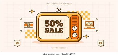 빈티지 색상의 레트로 Ui 요소 및 스톡 벡터로열티 프리 2449090685 Shutterstock