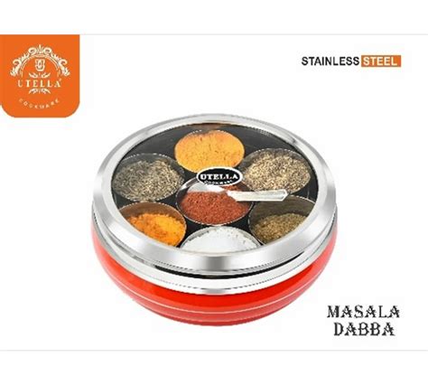 Stainless Steel Masala Dabba At ₹ 480 Piece New Delhi Id 2854244116630