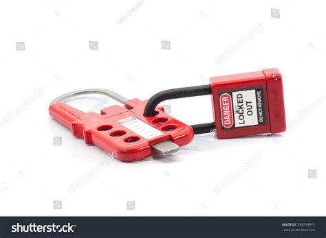 Multi Purpose Hasp Padlock On Isolated Stock Photo 299759975 Shutterstock