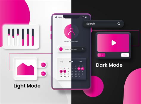 Light And Dark Themed Ui By Navaneetha Krishnan Ramachandran On Dribbble