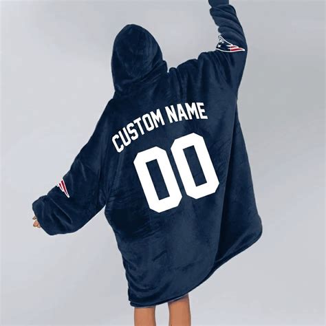 Patriots Super Bowl Lx Champions Blanket Hoodie