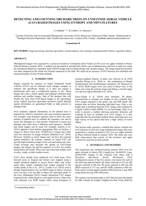 Pdf Detecting And Counting Orchard Trees On Unmanned Aerial Vehicle Uav Based Images Using
