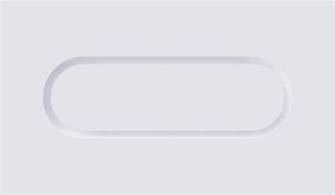 White Neumorphism Soft UI Design For Web Design Application UI And More Blank Button Vector