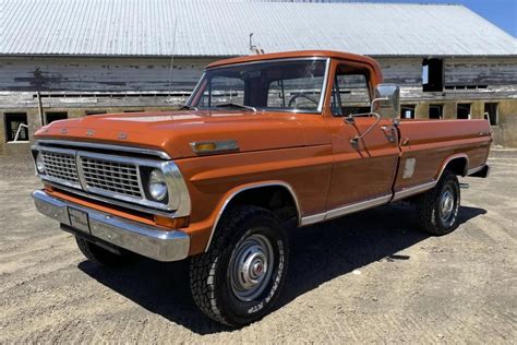 390 Powered 1970 Ford F 250 Sport Custom Highboy 4x4 4 Speed For Sale