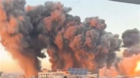 Moment Beirut Rocked By Multiple Large Blasts World News Sky News