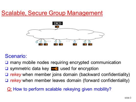 Slide 1 Comparison Of Inter Area Rekeying Algorithms For Secure Mobile Group Communication C