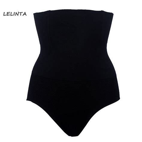 Womens Hi Waist Shapewear Tummy Control Body Shaper Seamless Waist