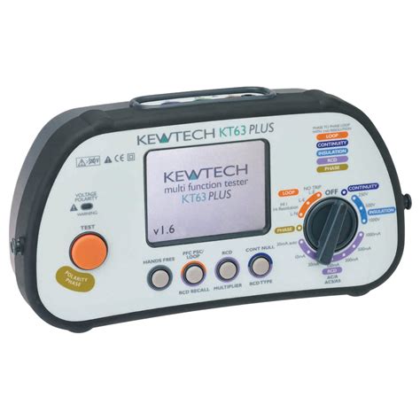 Kewtech Kt63dl Multifunction Tester Free Uk Delivery