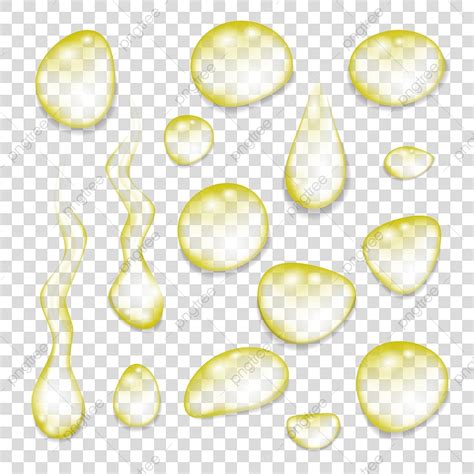 수집 의 투명한 황금 기름 방울 Png 일러스트 및 벡터 에 대한 무료 다운로드 Pngtree
