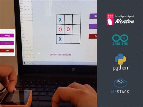 tic tac toe game with tinyml based digit recognition [arduino python