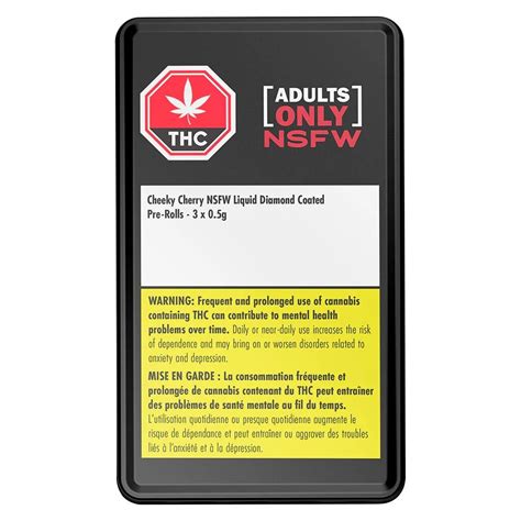 Adults Only Cheeky Cherry Nsfw Diamond Infused Pre Rolls Craft Greenery Cannabis