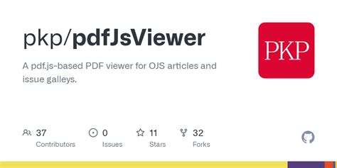 Github Pkp Pdfjsviewer A Pdf Js Based Pdf Viewer For Ojs Articles And Issue Galleys