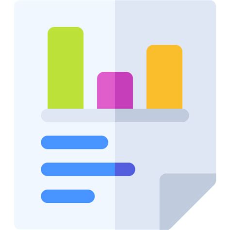 Analytics Basic Rounded Flat Icon